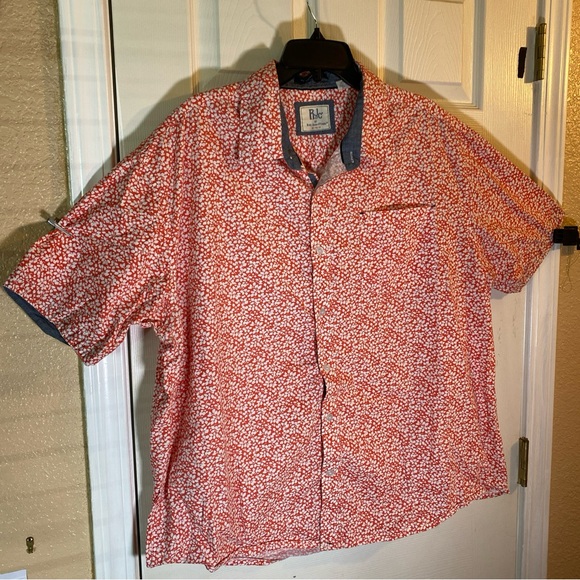 RJC | Shirts | Rjc Mens 2x Hawaiian Button Down Shirt Floral Short Sleeve Adult Beach Party Fun ...